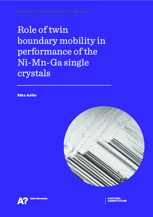 (PDF) Role of Twin Boundary Mobility in Performance of the Ni-Mn-Ga ...