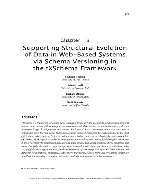 (PDF) Supporting Structural Evolution of Data in Web-Based Systems via ...