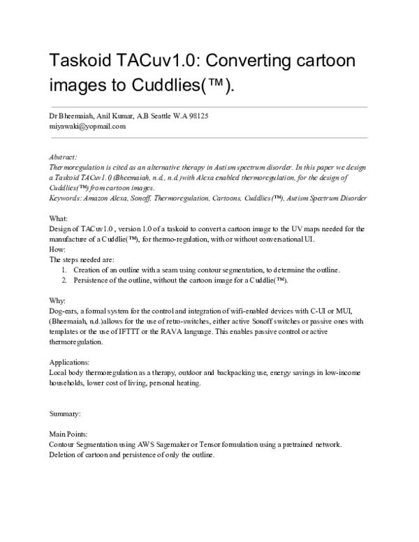 (PDF) Automation with the Taskoid Framework: A Case Study I