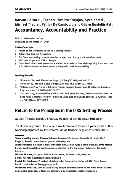 (PDF) Accountancy, Accountability and Practice