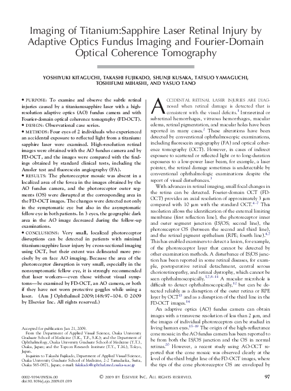 (PDF) Optical coherence tomography findings in a case of chronic welder ...