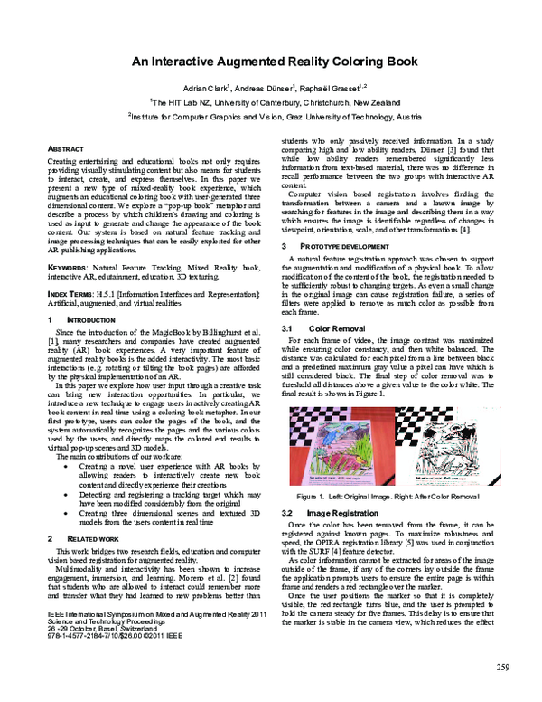 (PDF) An Interactive Augmented Reality Coloring Book