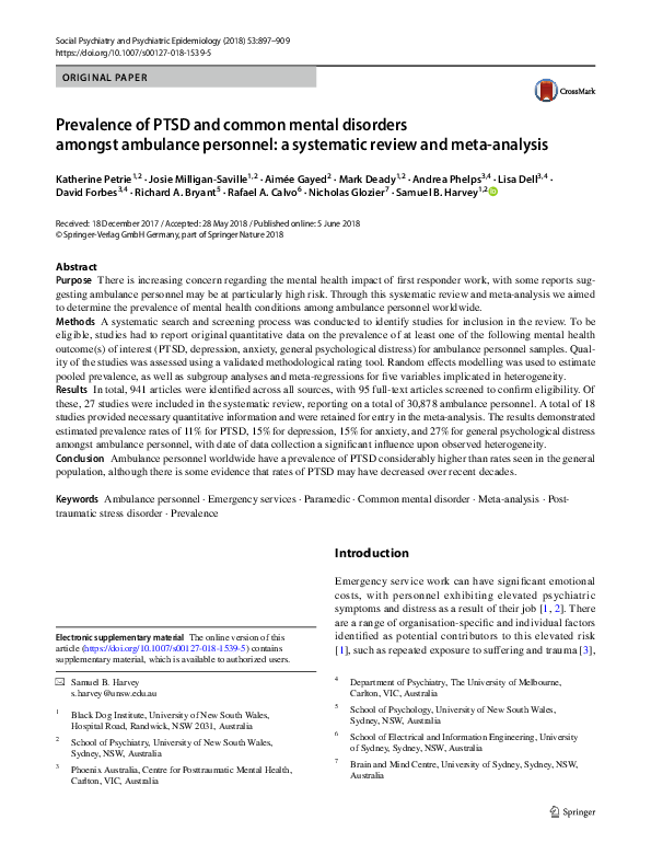 PDF Prevalence Of PTSD And Common Mental Disorders Amongst Ambulance Personnel A Systematic pdf-prevalence-of-ptsd-and-common-mental-disorders-amongst-ambulance-personnel-a-systematic