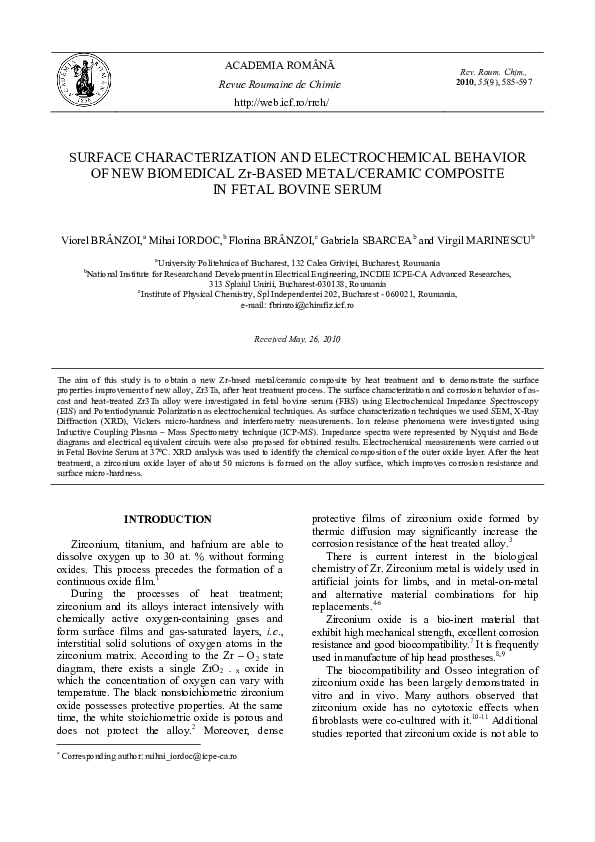 (PDF) Surface characterization and electrochemical corrosion behaviour of 304 stainless steel in ...