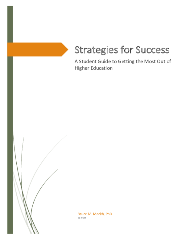 (PDF) Student Success Strategies (give this to your students)