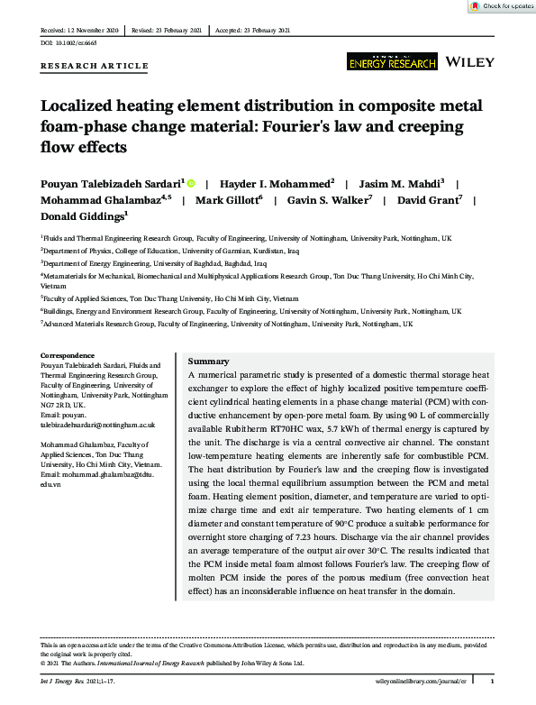 (PDF) Localized heating element distribution in composite metal foam ...