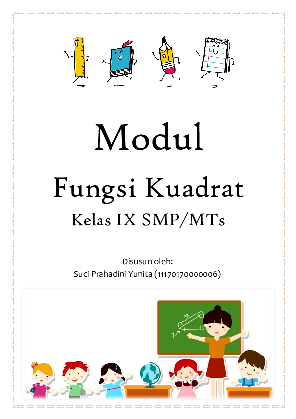 (PDF) Modul Fungsi Kuadrat Kelas IX