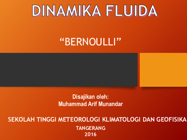(PDF) Hukum Bernoulli