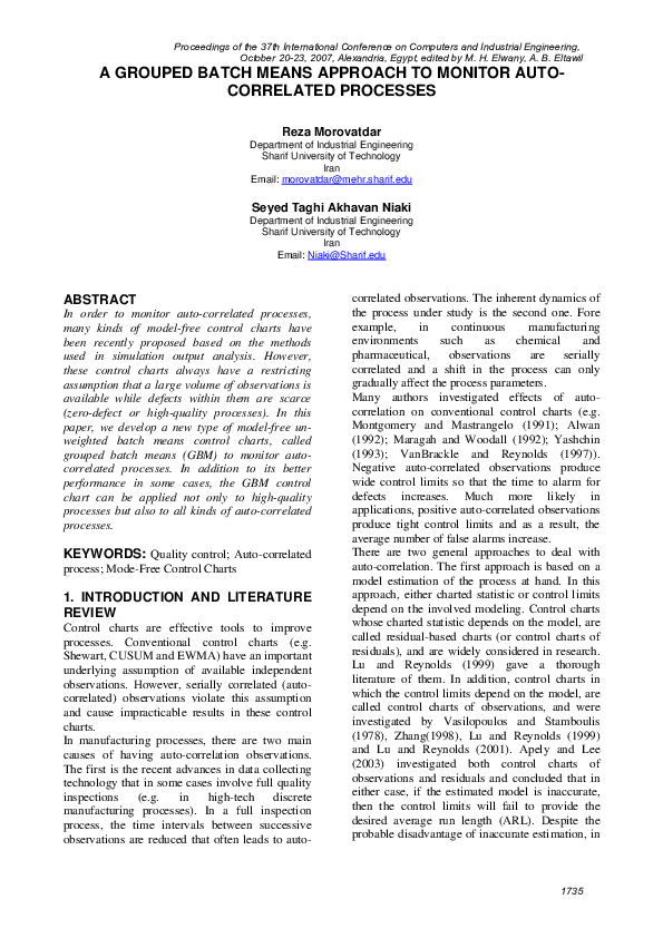 (PDF) A grouped batch means approach in monitoring autocorrelated processes