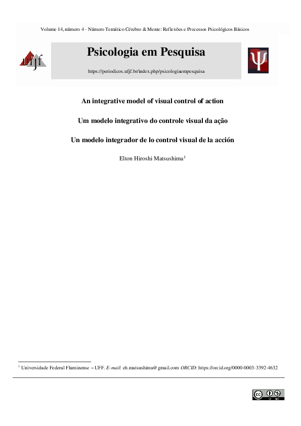 (PDF) An integrative model of visual control of action