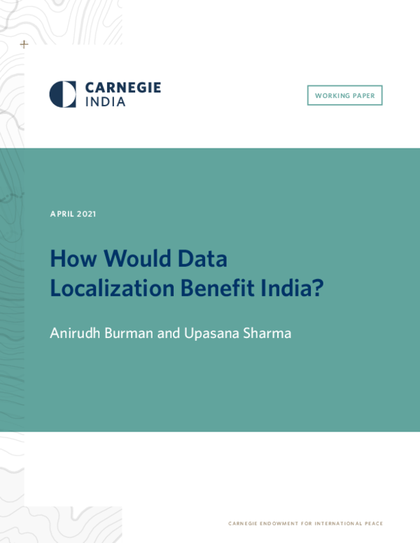 (PDF) Benefits of Data Localization for India