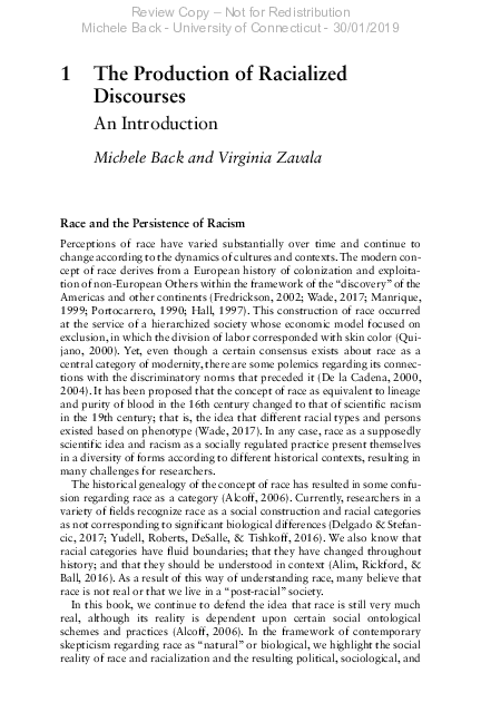 (PDF) Racialization and Language. Interdisciplinary Perspectives from ...