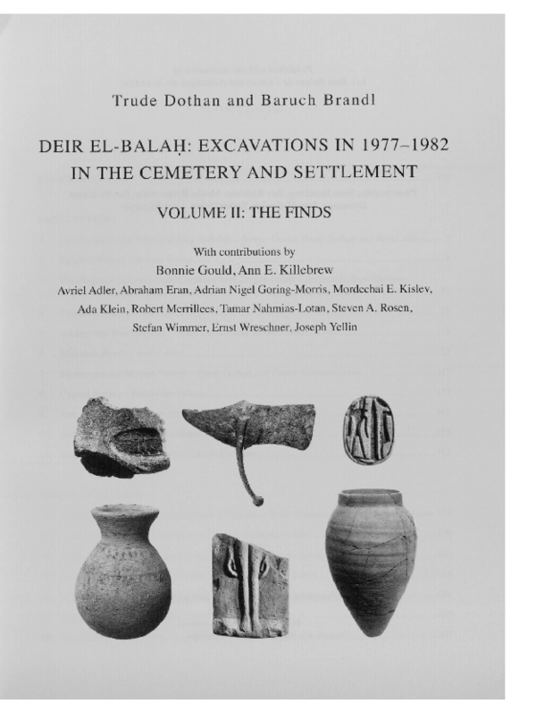 (PDF) The Origin of Egyptian-Style Ceramics from Deir el-Balah ...