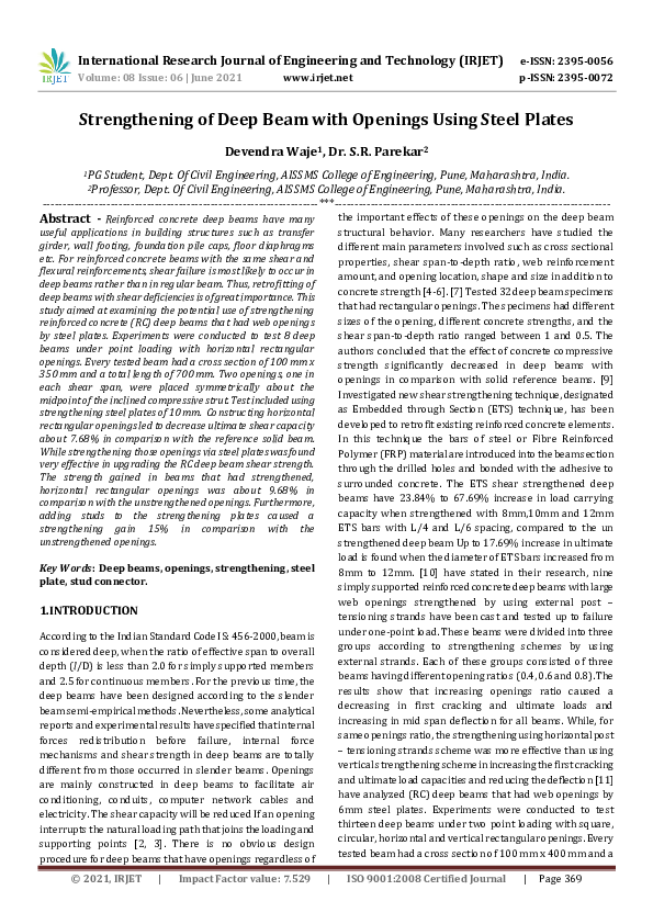 (PDF) IRJET- International Research Journal of Engineering and ...