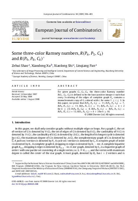 (PDF) On Ramsey Minimal Graphs for the Pair Paths | andi yudha ...