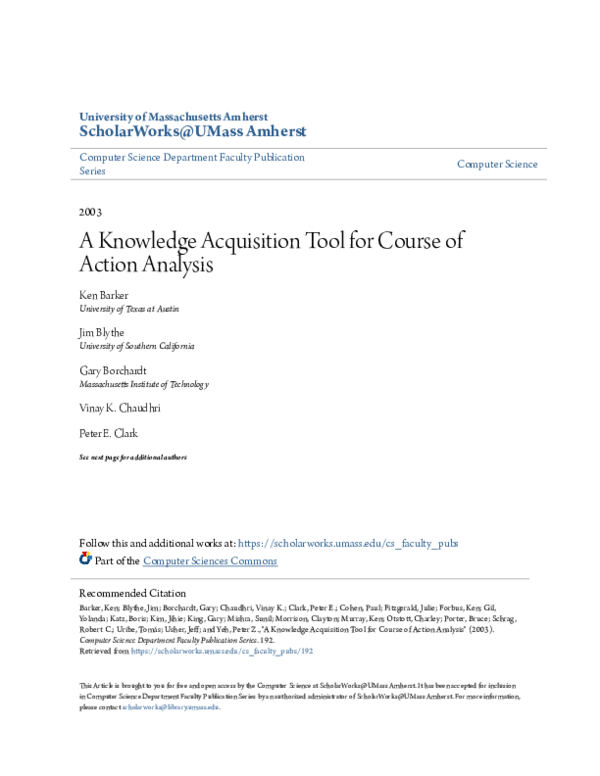 (PDF) A knowledge acquisition tool for course of action analysis