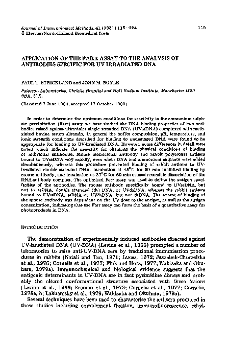 (PDF) Application of the Farr assay to the analysis of antibodies ...