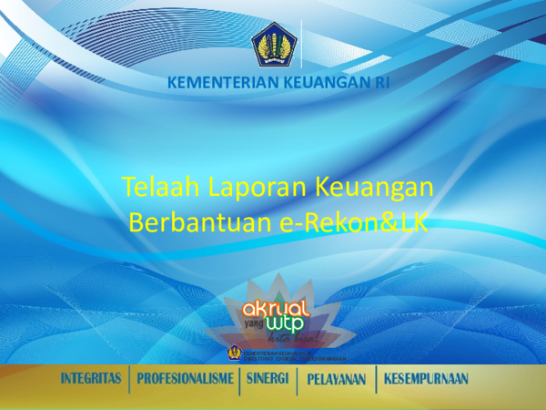 (PPT) Telaah Laporan Keuangan Kementerian Negara/Lembaga Berbantuan ...