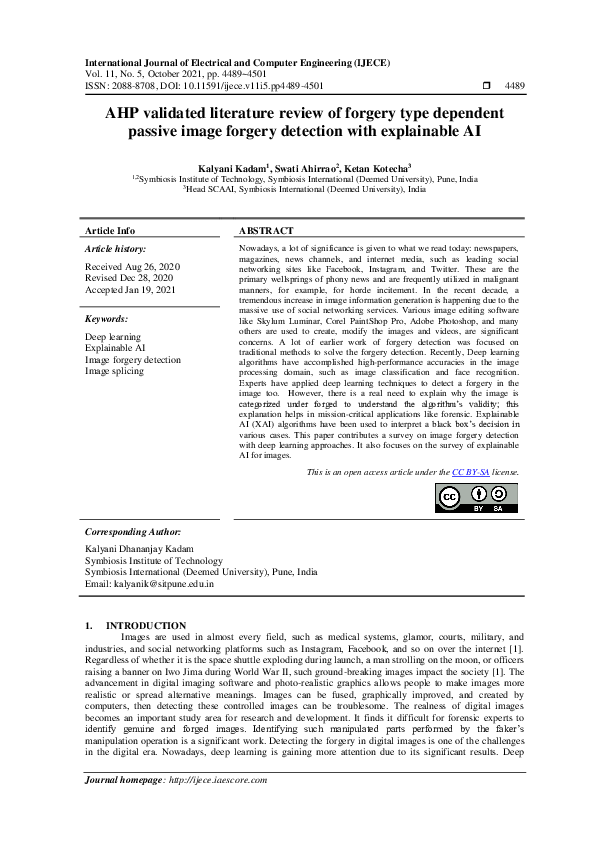 (PDF) AHP validated literature review of forgery type dependent passive image forgery detection ...