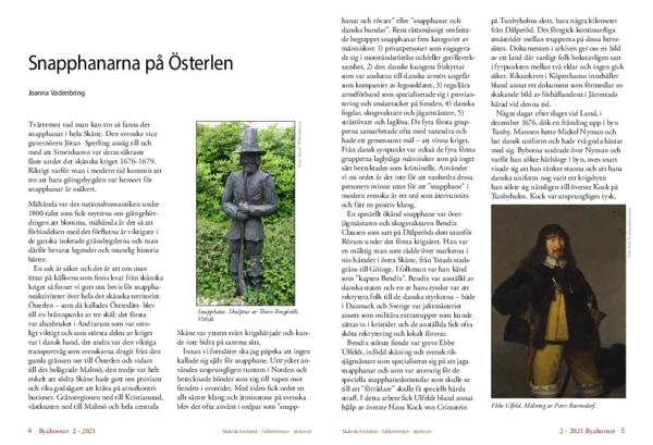 (PDF) Snapphanarna på Österlen (The Snapphanar in Southeastern Scania)