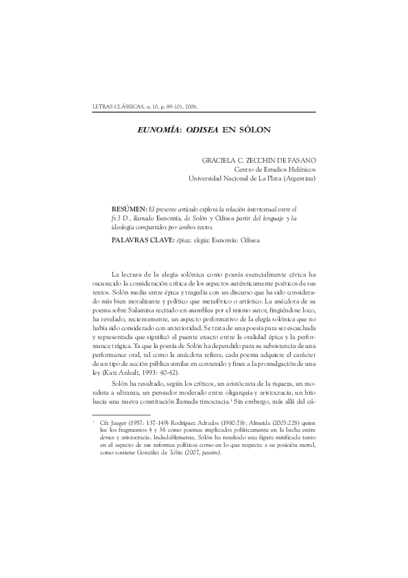 (PDF) Eunomía: Odisea en Sólon