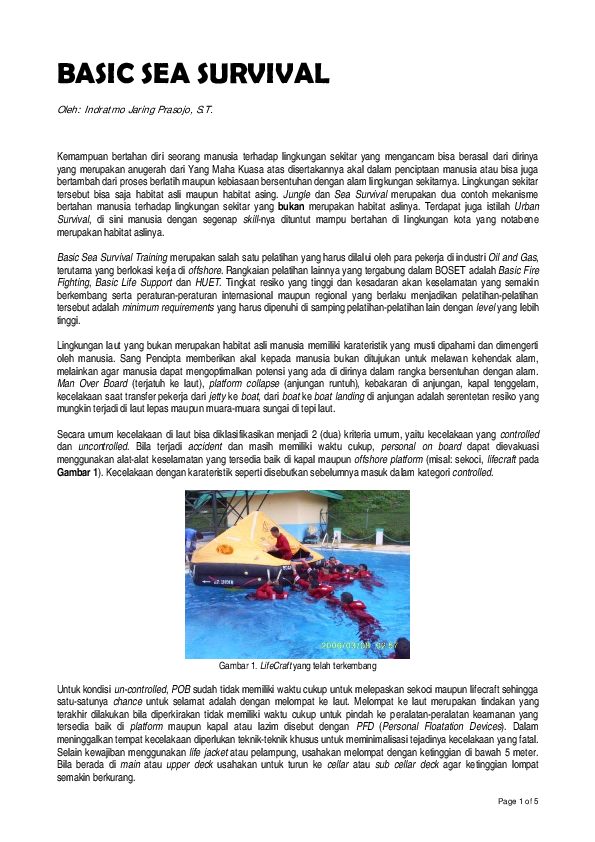(PDF) BASIC SEA SURVIVAL