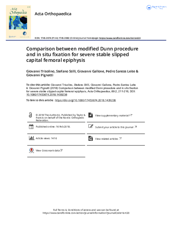 (PDF) Comparison between modified Dunn procedure and in situ fixation ...