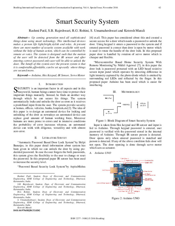 (PDF) Smart Security System