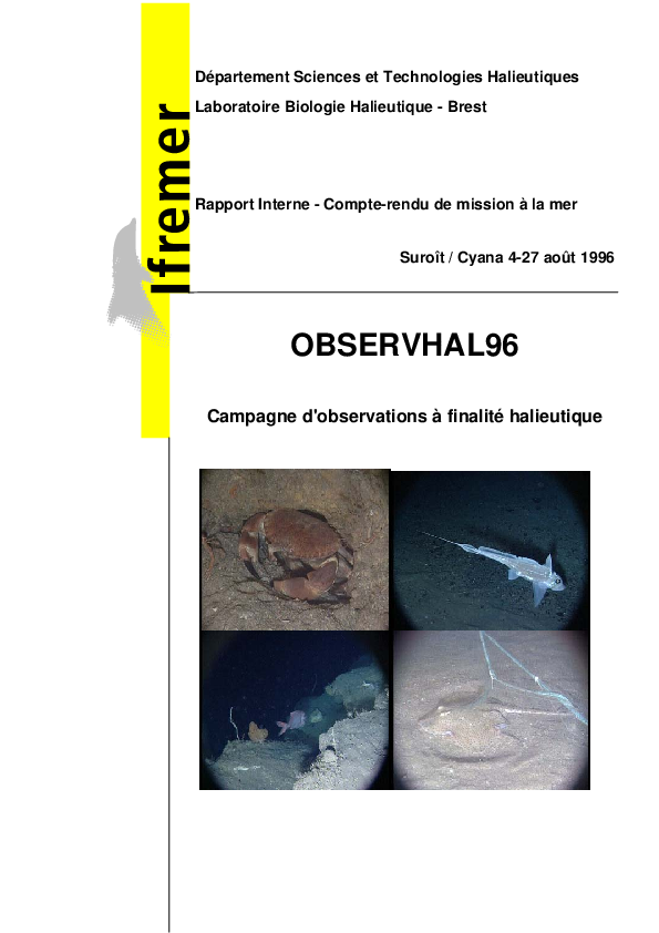 IFREMER / SETE - Laboratoire « Ressources Halieutiques