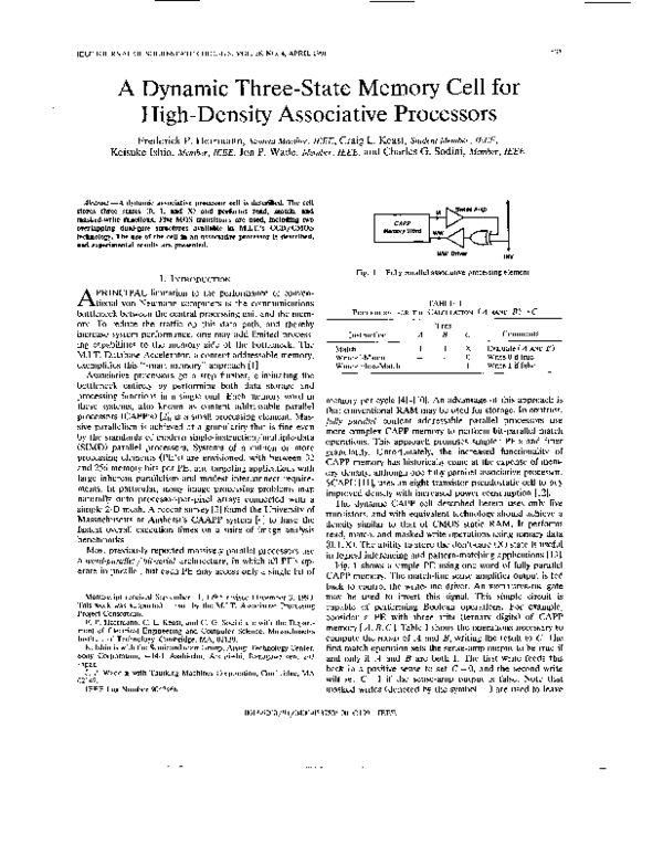 (PDF) A dynamic three-state memory cell for high-density associative ...