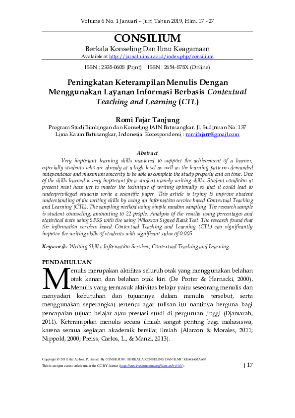 (PDF) Peningkatan Keterampilan Menulis dengan Menggunakan Layanan ...