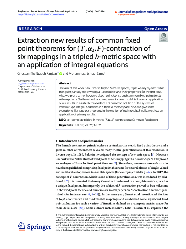 Pdf Extraction New Results Of Common Fixed Point Theorems For T Alpha S F