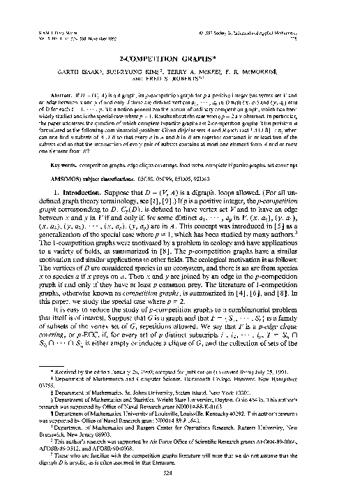 (PDF) On the p-Edge Clique Cover Number of Complete Bipartite Graphs