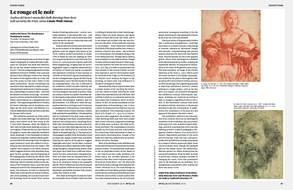 (PDF) Andrea del Sarto Drawings, exhibition review