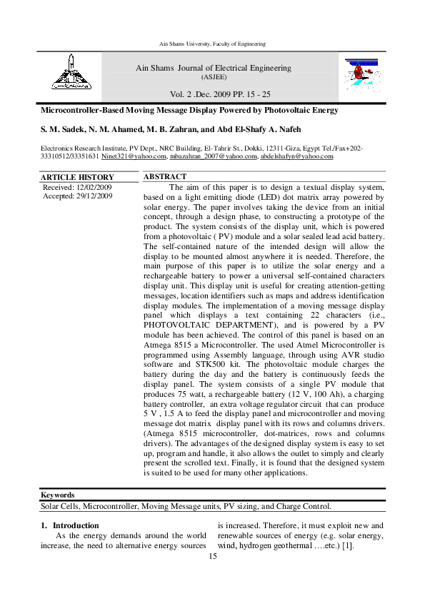 (PDF) Microcontroller-Based Moving Message Display Powered by ... (PDF) Microcontroller-Based Moving Message Display Powered by ...