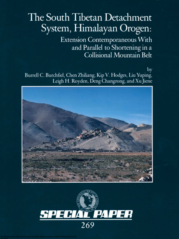 (PDF) The South Tibetan Detachment System, Himalayan Orogen: Extension ...
