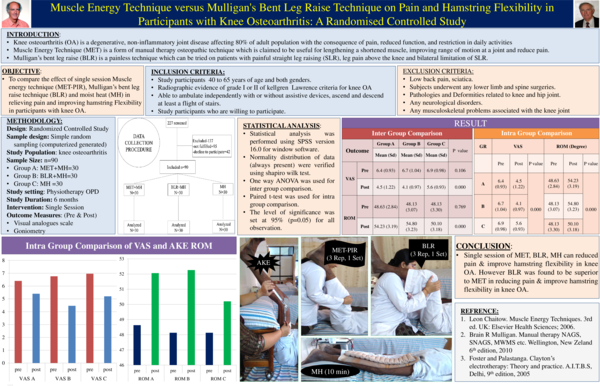 (PDF) Muscle Energy Technique Versus Mulligan's Bent Leg Raise ...