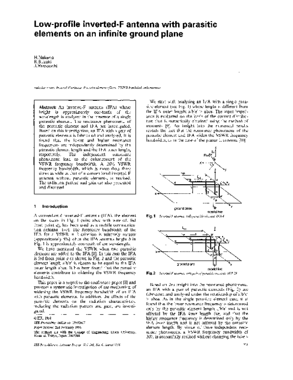 (PDF) Low-profile inverted-F antenna with parasitic elements on an ...