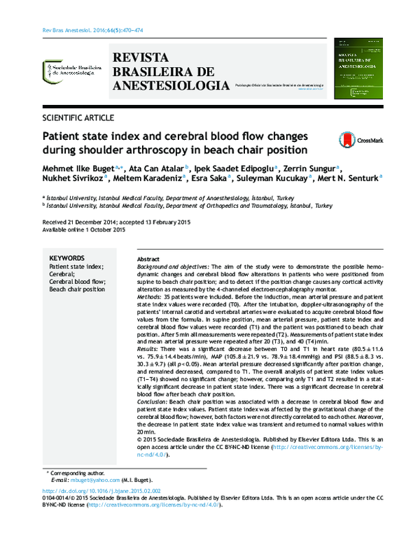 (PDF) Patient state index and cerebral blood flow changes during ...