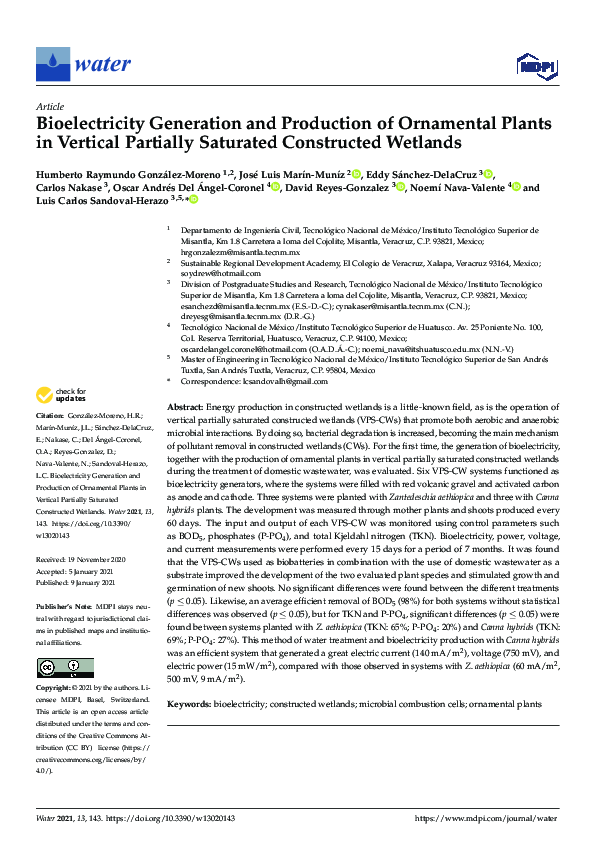 (PDF) Bioelectricity Generation and Production of Ornamental Plants in ...