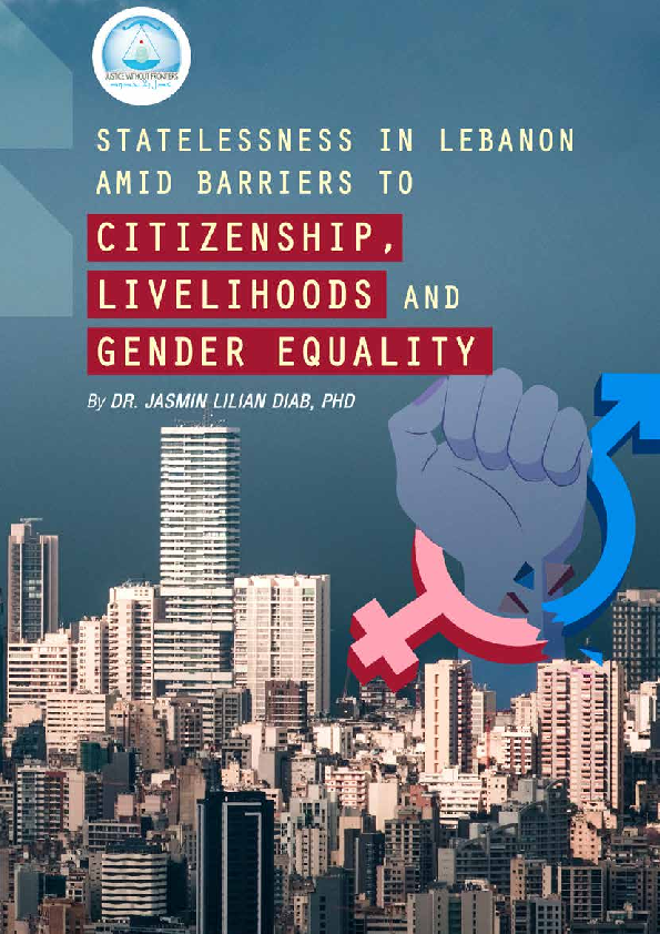 (PDF) Statelessness in Lebanon amid Barriers to Citizenship ...