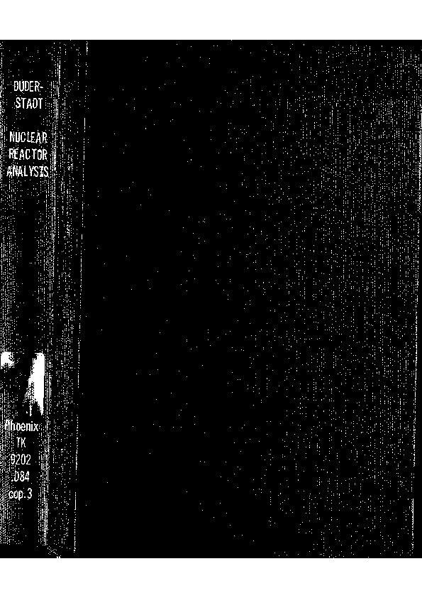 (PDF) Nuclear reactor analysis