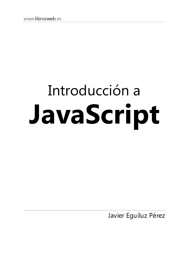 (PDF) Introduccion javascript 2caras