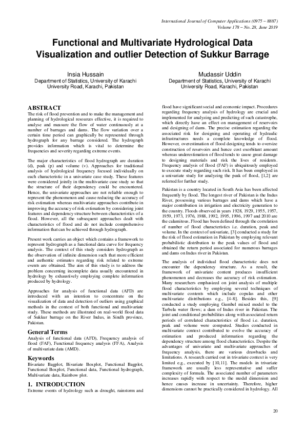 (PDF) Functional and Multivariate Hydrological Data Visualization and outlier Detection of ...
