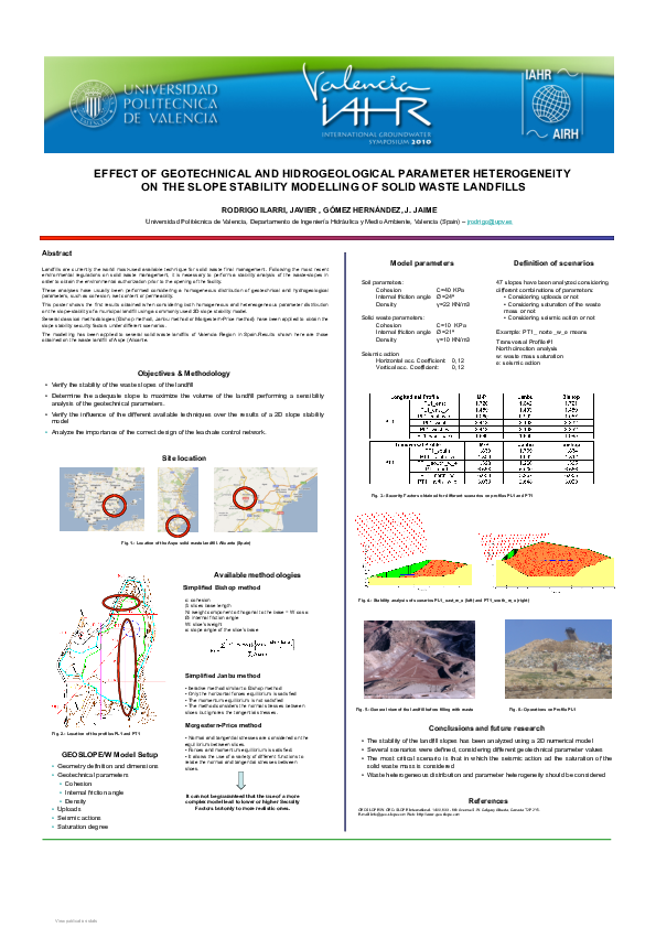 (PDF) Effect of geotechnical and hydrogeological parameter heterogeneity on the slope stability ...