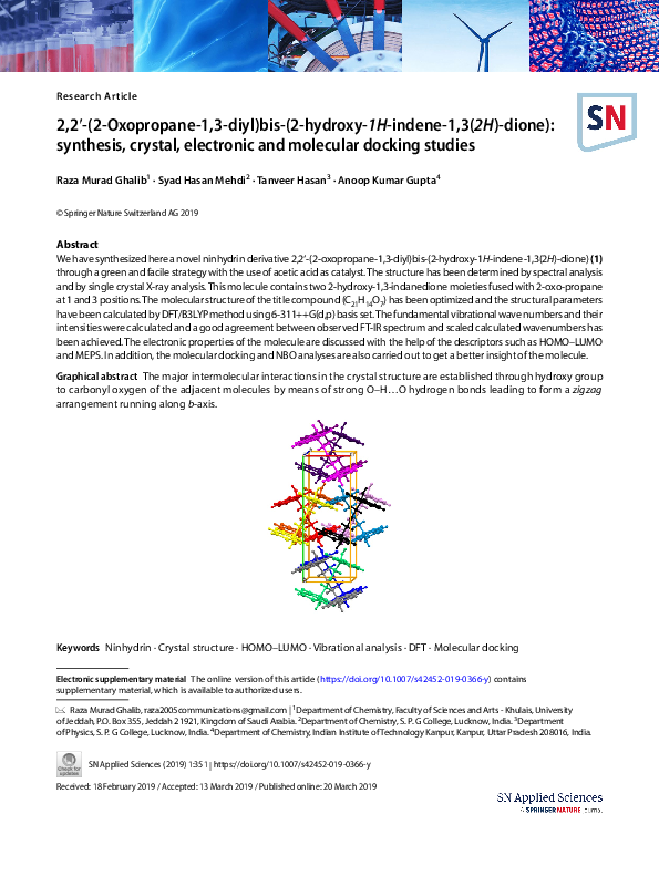 (PDF) 2,2′-(2-Oxopropane-1,3-diyl)bis-(2-hydroxy-1H-indene-1,3(2H ...
