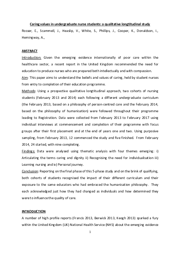 PDF Caring Values In Undergraduate Nurse Students A Qualitative pdf-caring-values-in-undergraduate-nurse-students-a-qualitative