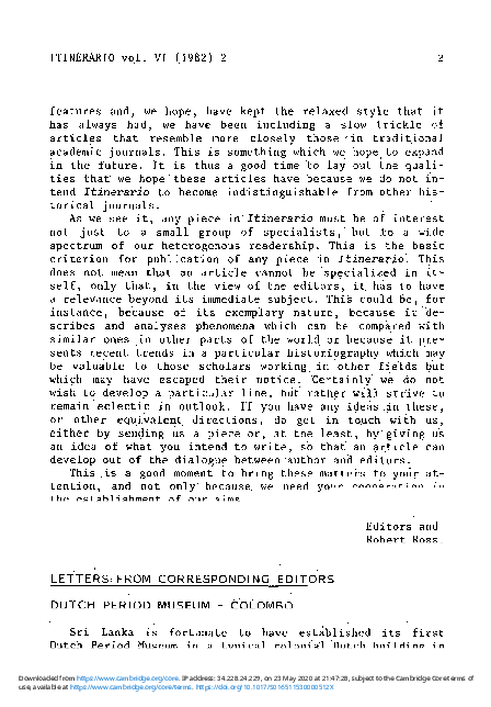 (PDF) Dutch Period Museum – Colombo