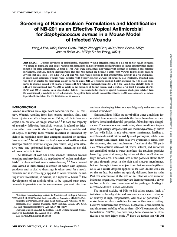 (PDF) Screening of Nanoemulsion Formulations and Identification of NB ...