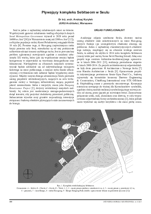 (PDF) PŁYWAJĄCY KOMPLEKS SEBITSEOM W SEULU